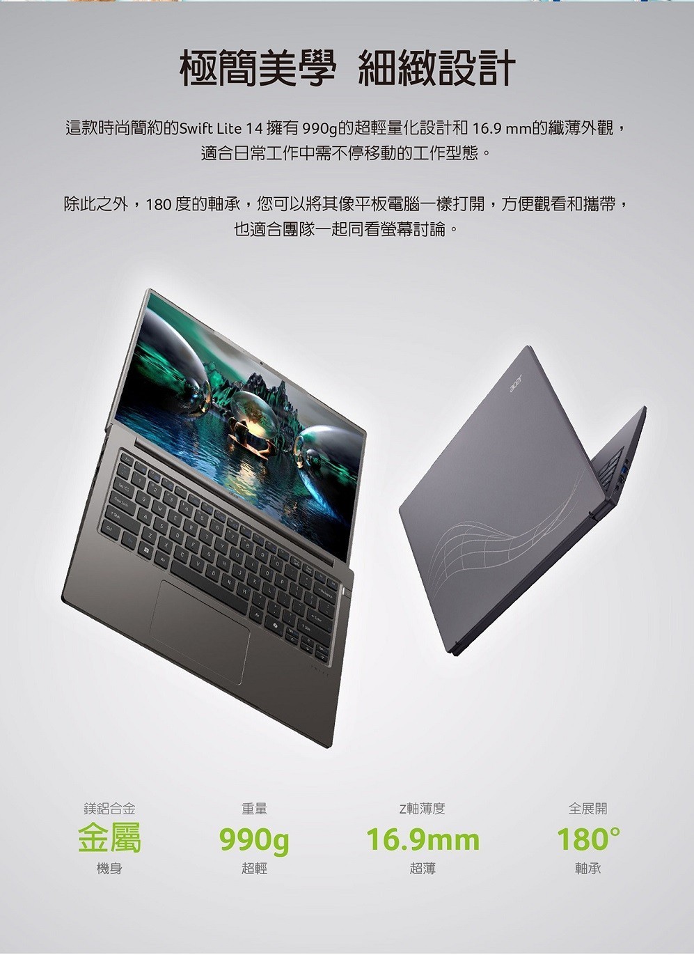Acer宏碁 Swift Lite SFL14 52M 531X U5-125U 8G+8G 512G 【標配/特仕】 | 蝦皮購物