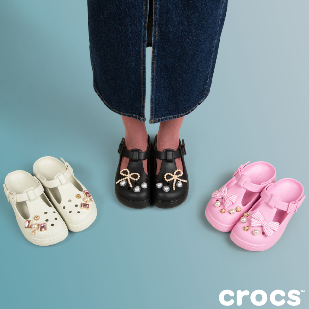 Crocs卡駱馳 (中性鞋) 經典瑪麗珍克駱格 Classic Mary Jane -210581-001 洞洞鞋 | 蝦皮購物