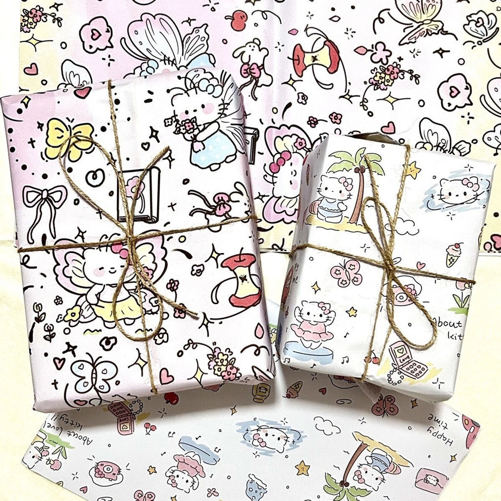🔥24h限時促銷📣小紅書衕款ins卡通動漫包裝紙塗鴉蠟筆小新可愛包裝紙生日禮物 UNN0 | 蝦皮購物