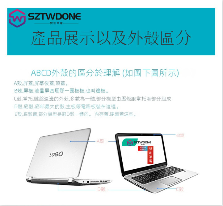 適用MSI/微星 Cyborg 15 星影15 Air MS-15K1 A殼 液晶屏外殼 背殼 外殼 | 蝦皮購物