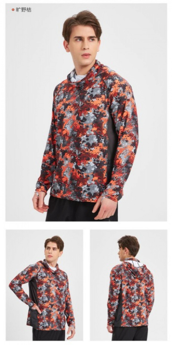 M-5XL 釣魚服 防紫外線防曬衣 防曬衣 防曬外套 涼感外套 拉鏈開衫 連帽外套透氣遮臉戶外騎車防曬外套 釣魚衣 | 蝦皮購物