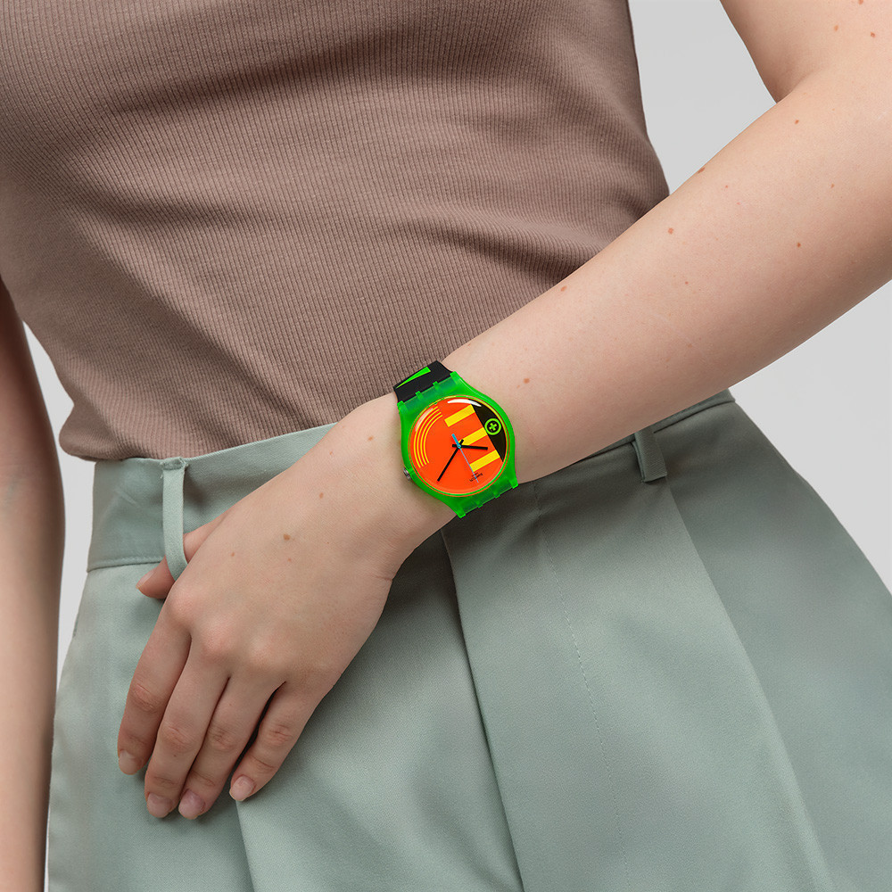 【SWATCH】New Gent 原創系列手錶 SWATCH NEON RIDER (41mm) SO29G106 | 蝦皮購物