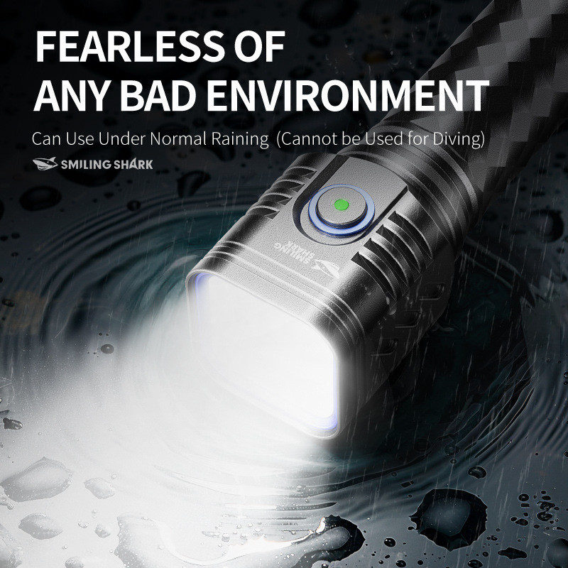 Four-bead fixed focus rechargeable flashlight for outdoor us | 蝦皮購物