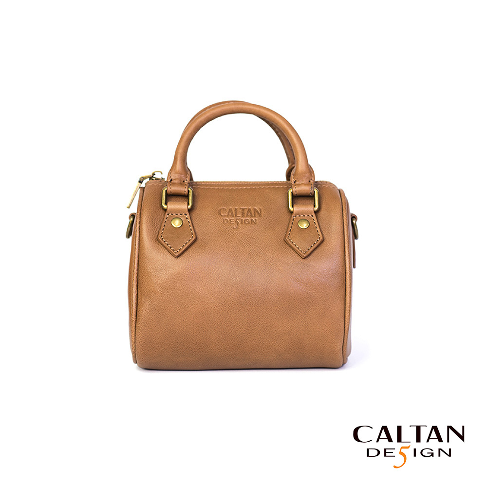 【CALTAN】真皮/斜背包 | 真皮迷你經典波士頓包 234025 兩色 | 蝦皮購物