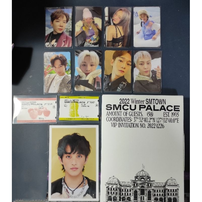 SMCU Palace 2022冬專 專輯 小卡Smtown 馬克NCT WayV 少女時代孝淵 銀赫 sj exo珉豪 | 蝦皮購物