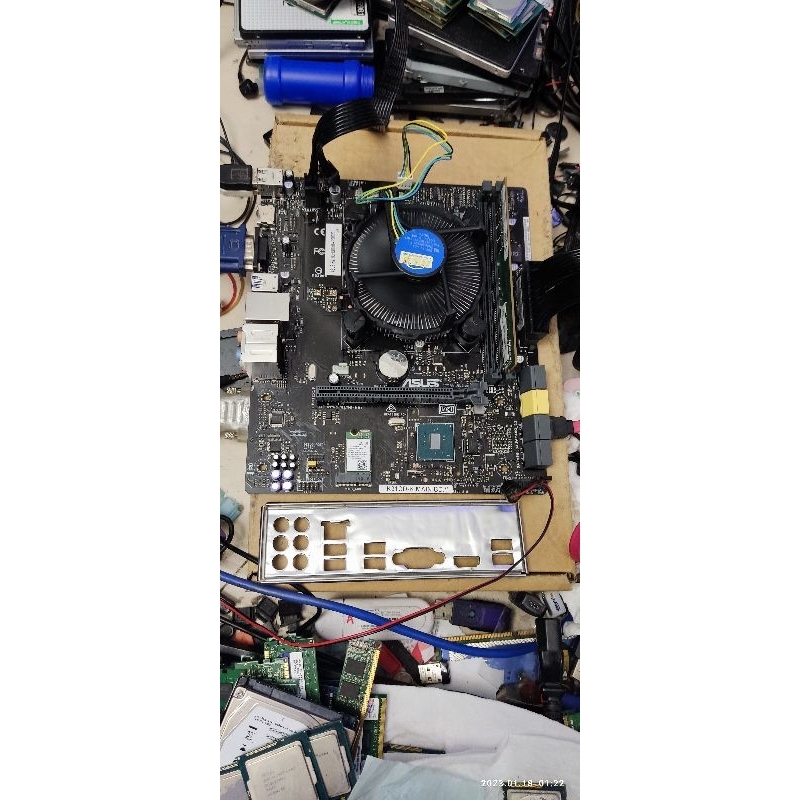 華碩 K31CD-K MAIN BD 不含無線網卡 LGA1151 DDR4 外觀漂亮 測燒機正常 附擋板 第七代 | 蝦皮購物