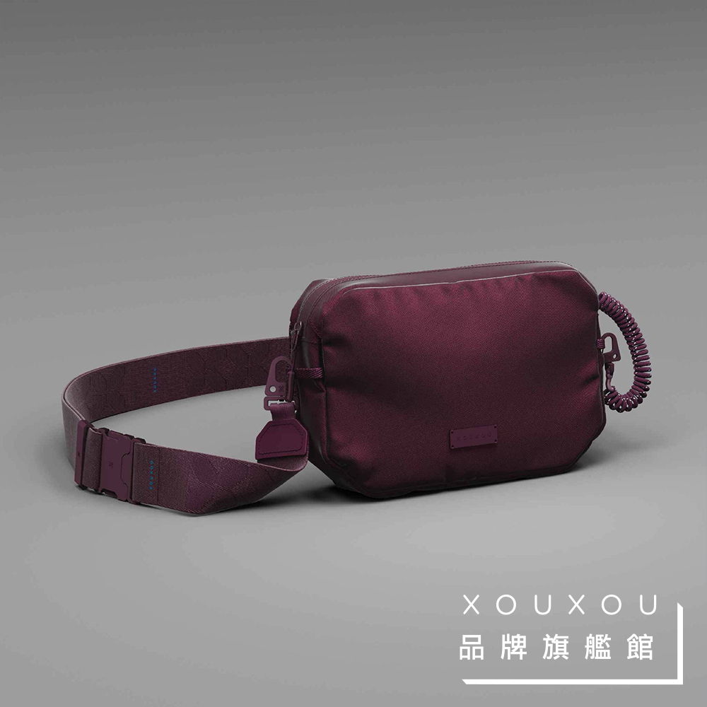 XOUXOU / CROSSBODY BAG機能斜背包-勃根地紫 可搭配多款背帶 | 蝦皮購物