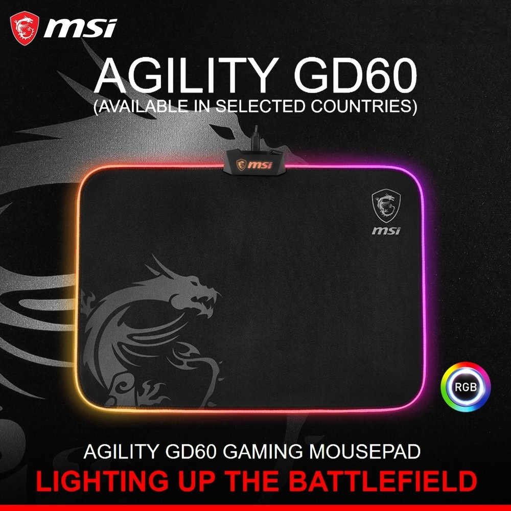 微星 MSI AGILITY GD60 電競滑鼠墊 (全新) | 蝦皮購物