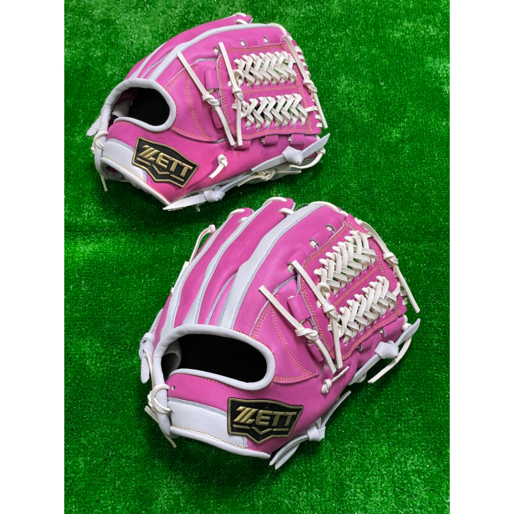 棒球世界ZETT SPECIAL ORDER 訂製款棒壘球手套特價內野12吋內網L7粉白配色下殺不到63折 | 蝦皮購物