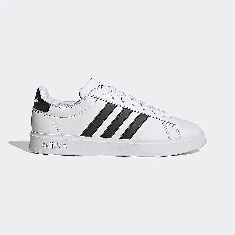 ADIDAS GRAND COURT 2.0 男款 白黑色 經典 皮革 休閒鞋 GW9195【KAORACER】 | 蝦皮購物