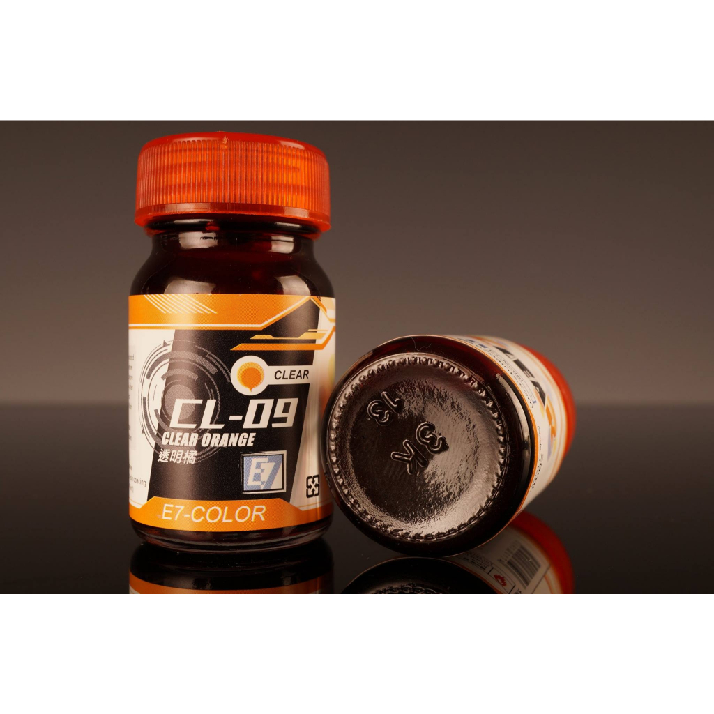 【模界模型】E7-MODEL 透明色系列 CL-09 透明橘 | 蝦皮購物