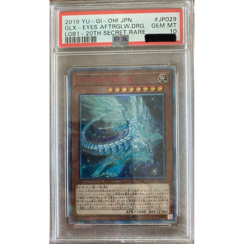 PSA 10 LGB1-JP029 紅鑽青眼殘光龍 | 蝦皮購物