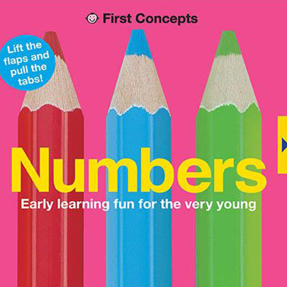 Numbers-First Concepts 寶寶的第一本學習書：數字篇操作書(英國版)(外文書)(福利品) | 蝦皮購物
