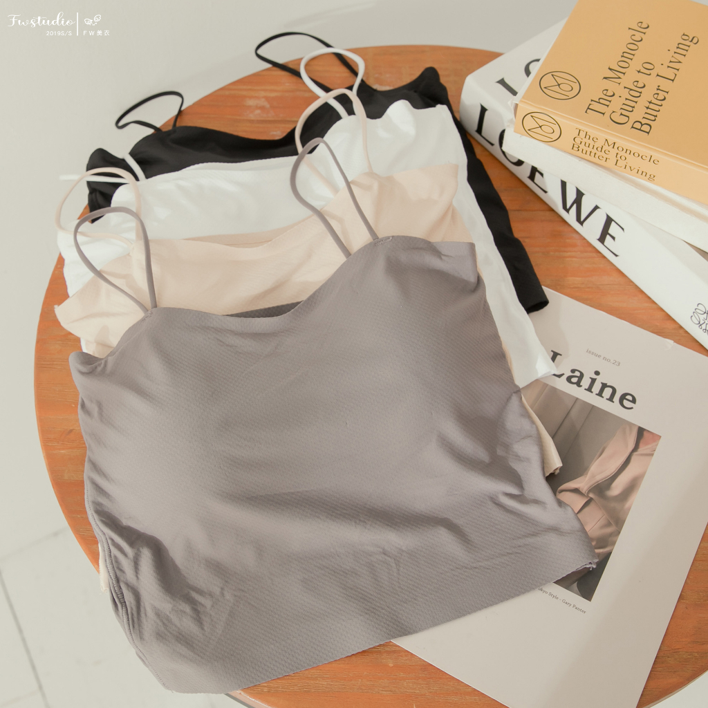 一體杯 乳膠杯 透氣涼感 小可愛 罩杯背心 美背 背心 性感 FW美衣 D8822 | 蝦皮購物