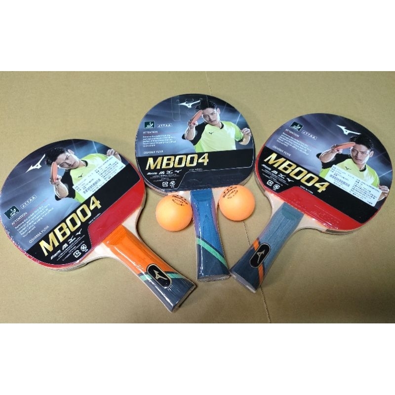 （現貨贈2顆球）美津濃桌球拍 MIZUNO 桌球拍 桌拍 MB004 美津濃桌拍 桌球 | 蝦皮購物