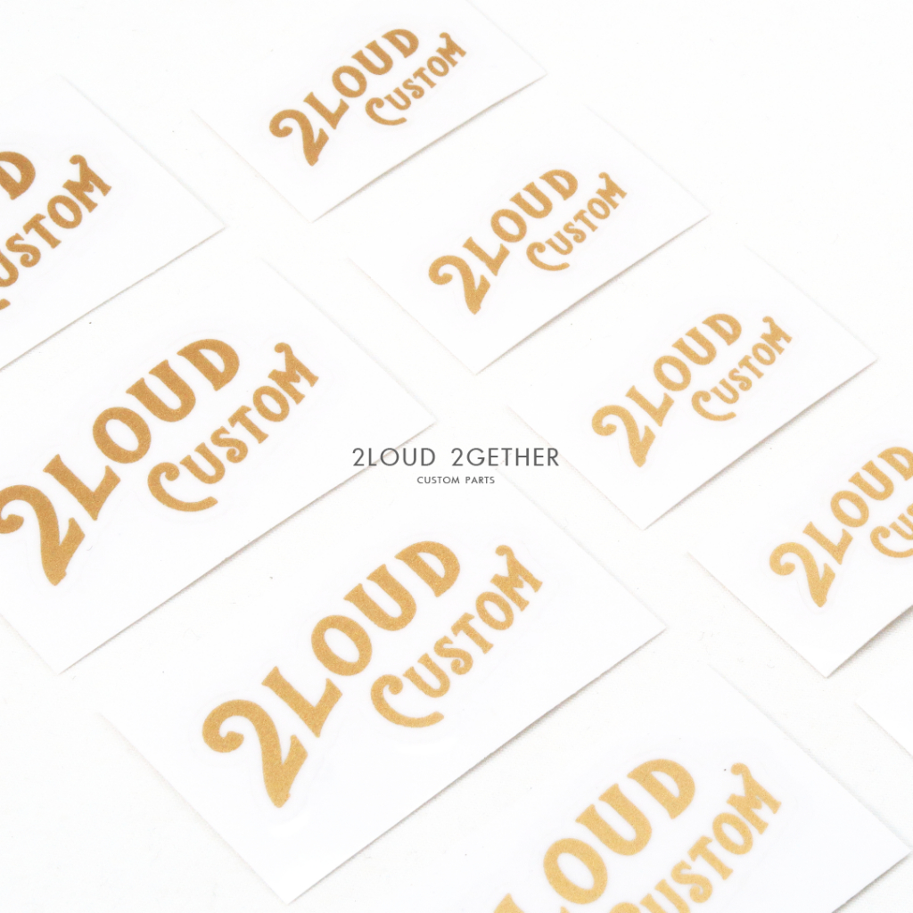 2Loud Custom｜2Loud2Gether｜貳鬧 感壓轉印貼紙 防水抗UV貼紙 custom sitcker | 蝦皮購物