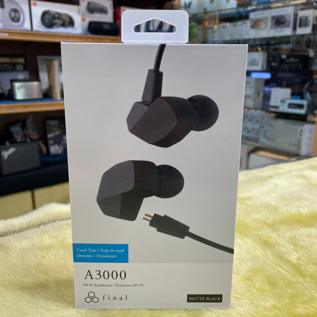 含稅免運 視聽影訊 Final Audio A3000 附原廠收納袋 現貨 公司貨保固2年 耳道式耳機 | 蝦皮購物