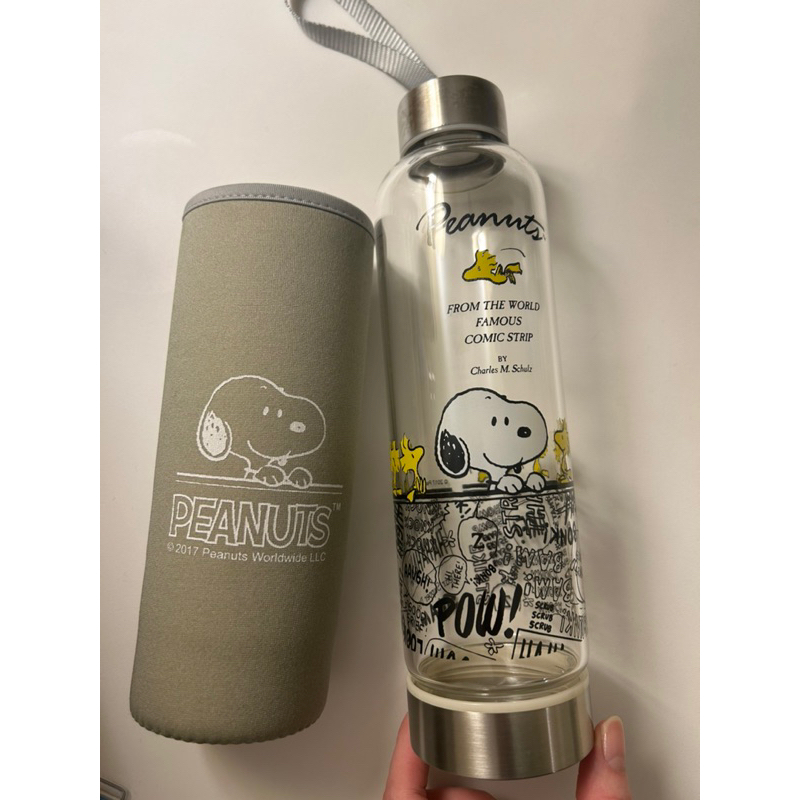 全新 SNOOPY 樂享隨行瓶 GCA-16-002 史努比提手水瓶水壺 550ML（全新） | 蝦皮購物