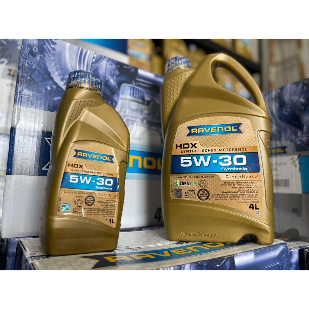 *永康加士達機油量販* 私訊優惠價 漢諾威 Ravenol HDX 5W-30 汽車 機油 日耳曼公司貨 | 蝦皮購物