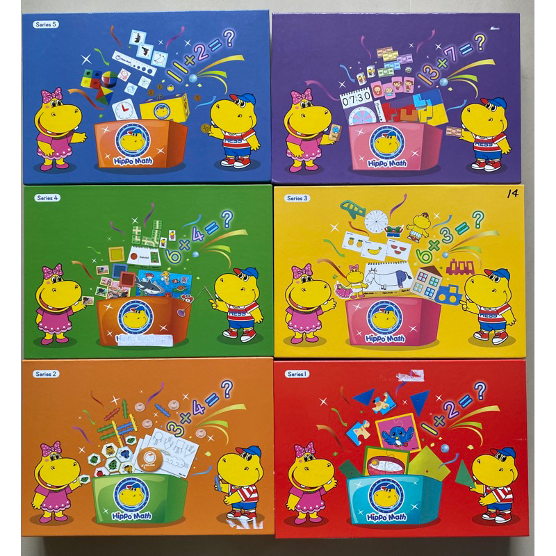 二手 何嘉仁HESS hippo math 123456 數學寶盒 | 蝦皮購物