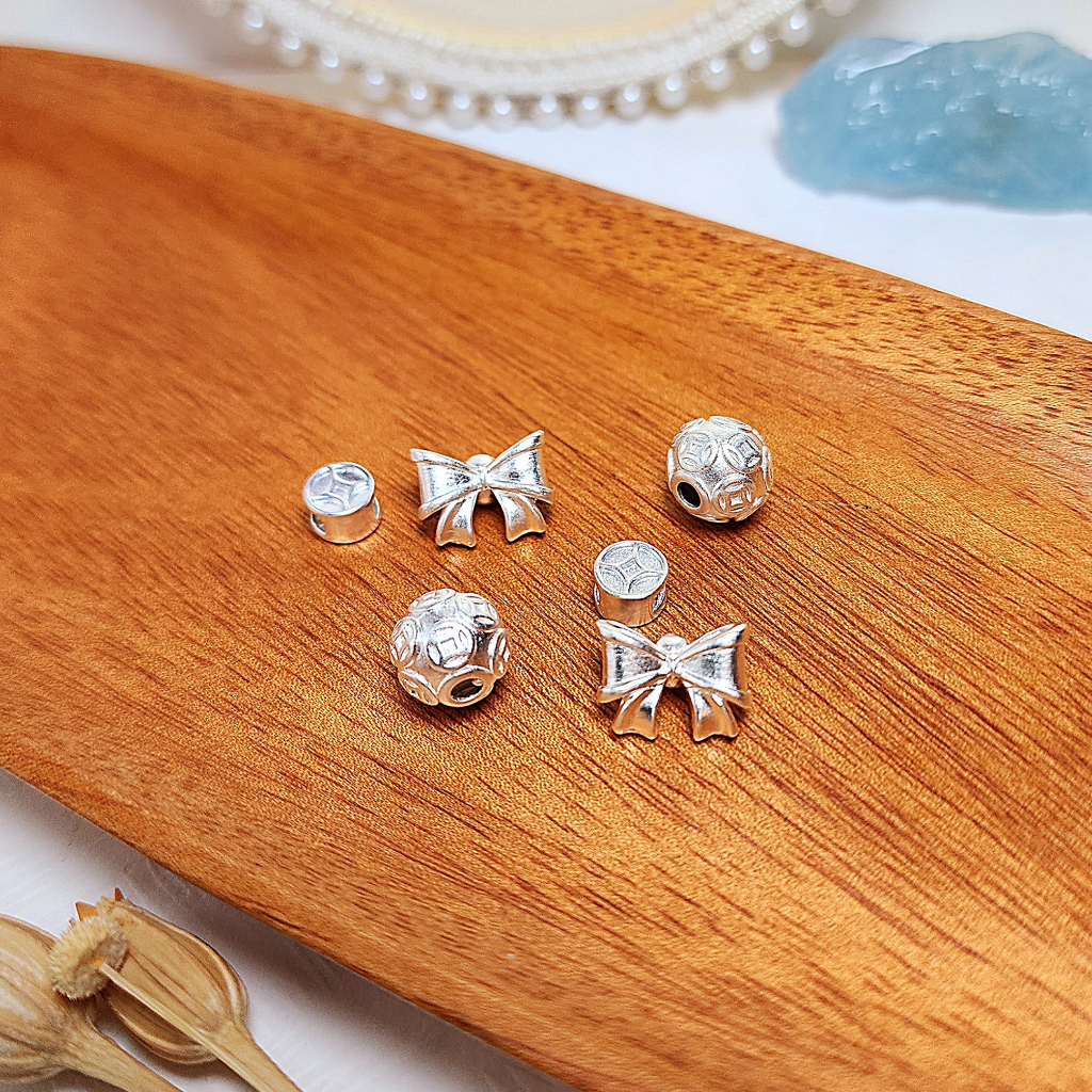 999 3D硬銀 錢幣 蝴蝶結 通孔 配件 diy 設計款 漫時光手作小鋪 | 蝦皮購物