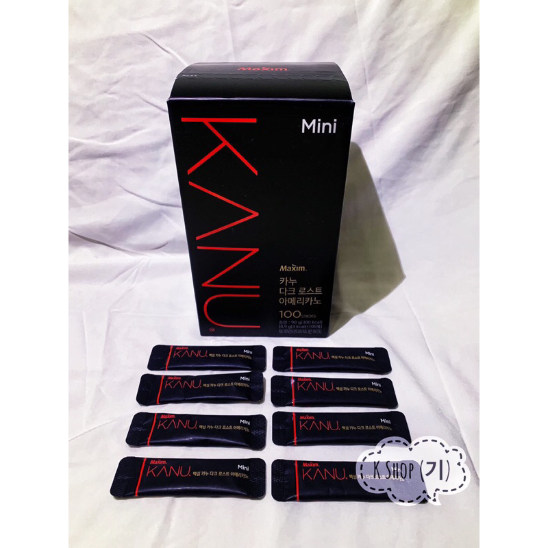 🇰🇷 맥식 KANU MINI 美式咖啡 黑咖啡 ☕️ 0.9g 無盒 / 60入盒裝 | 蝦皮購物