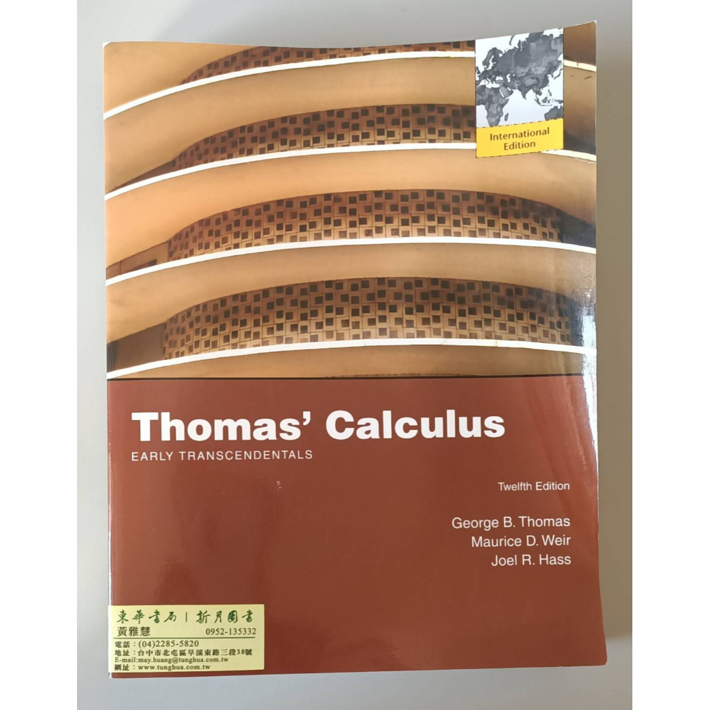 Thomas‘ Calculus(附光碟) | 蝦皮購物