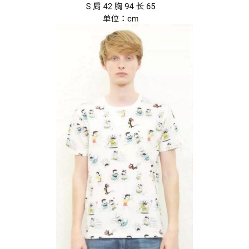 graniph 赤塚不二夫系列短白t | 蝦皮購物