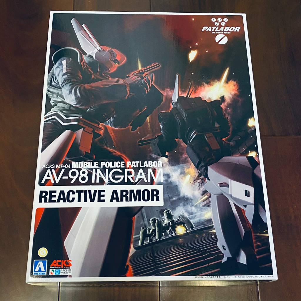 【翔翔玩具鋪】 青島社 AOSHIMA 1/43 ACKS 機動警察AV-98 英格蘭姆 反應裝甲 組裝模型 可刷卡 | 蝦皮購物