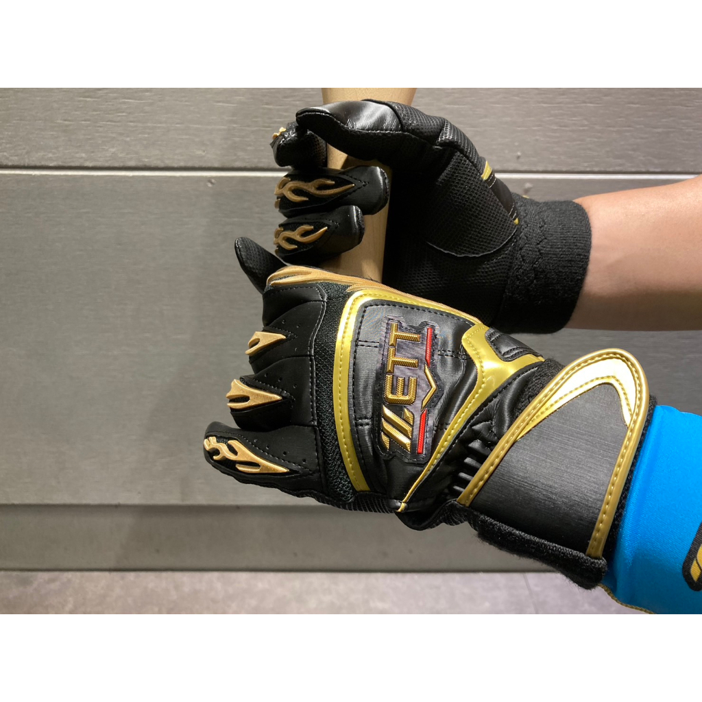 ZETT 日本進口 Prostatus 羊革打擊手套 吉川尚輝實著 黑/金 BG318G 1982Y | 蝦皮購物