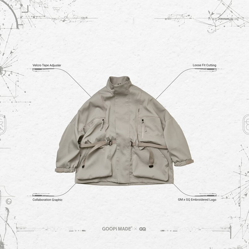 GOOPIMADE 孤僻 GOOPIMADE x GQ "ZR-M02（可交流同款黑1） | 蝦皮購物