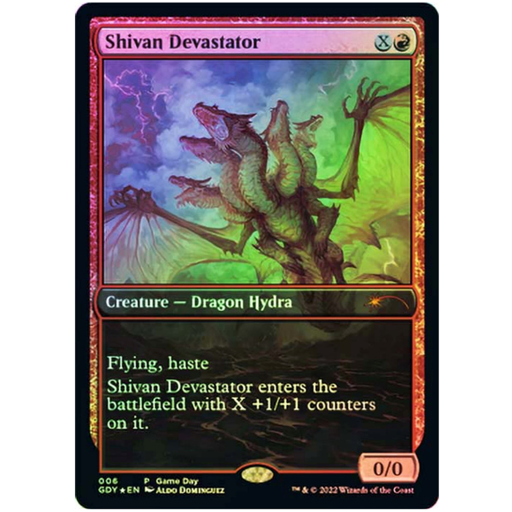 MTG： 西瓦霸龍Shivan Devastator -Promos (GAME)【閃卡】 | 蝦皮購物
