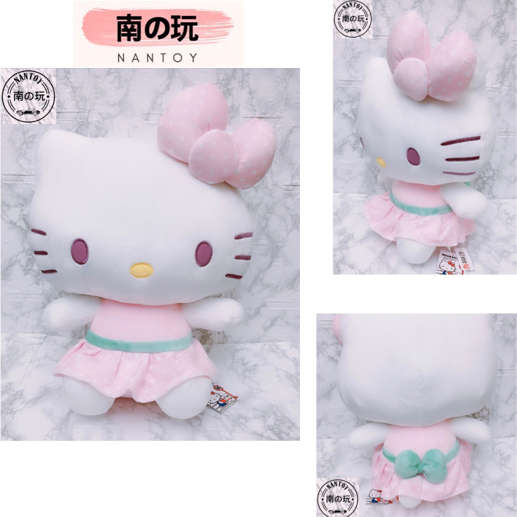 【NANTOY南の玩】🔥現貨🔥凱蒂貓娃娃｜Hello Kitty｜KT｜點點裙｜三麗鷗｜ Sanrio｜約40公分 | 蝦皮購物