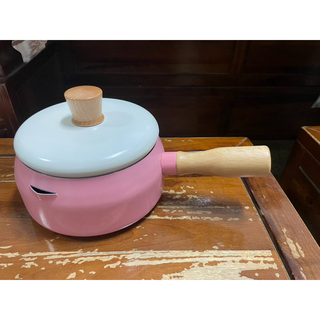 [SILWA西華] 16cm馬卡龍木柄牛奶鍋 ESW-016SDP(粉) | 蝦皮購物