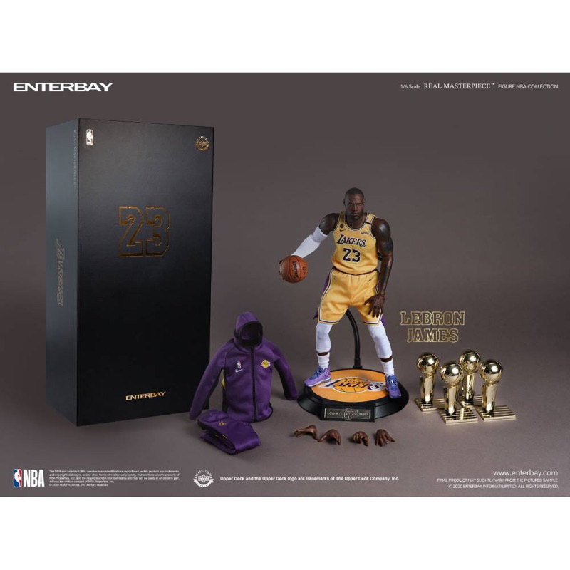 全新未拆 ENTERBAY NBA Lebron James 全球限定500 湖人 詹姆士 非 KOBE KD | 蝦皮購物