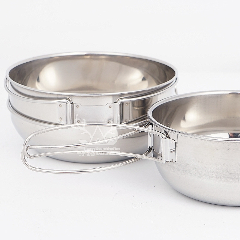 【台灣24H出貨】【尋露】CLS 戶外304不鏽鋼4件套碗｜小鋼碗 野營 登山 旅行 垂釣 野餐 組合餐具 | 蝦皮購物