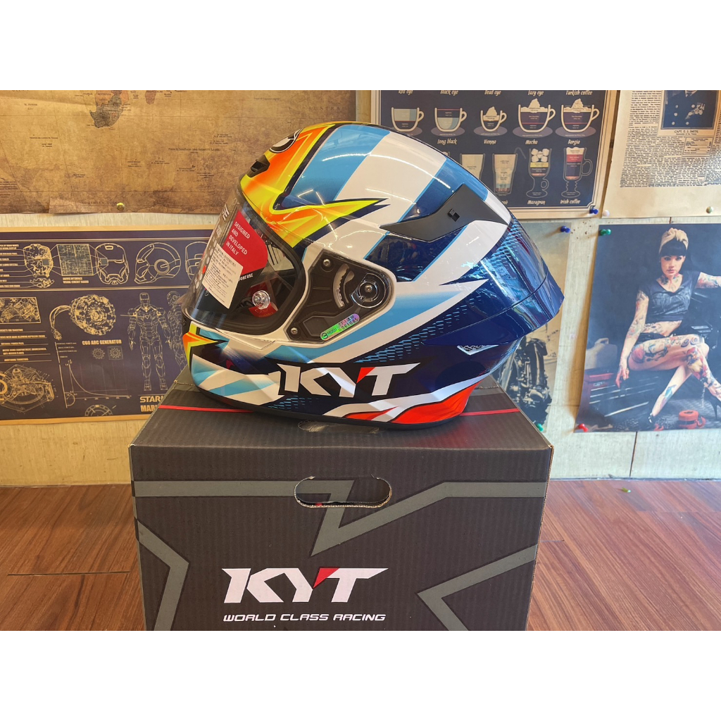 KYT TTC #36 透明鏡片 安全帽 全罩式 彩繪 | 蝦皮購物