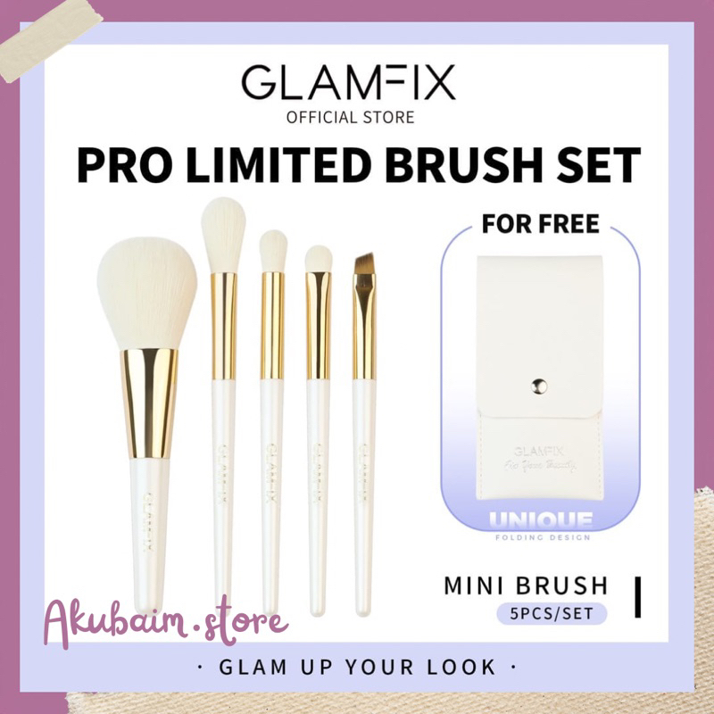 GLAMFIX Pro Limited Make Up Brush Set 5 ( READY ) | 蝦皮購物