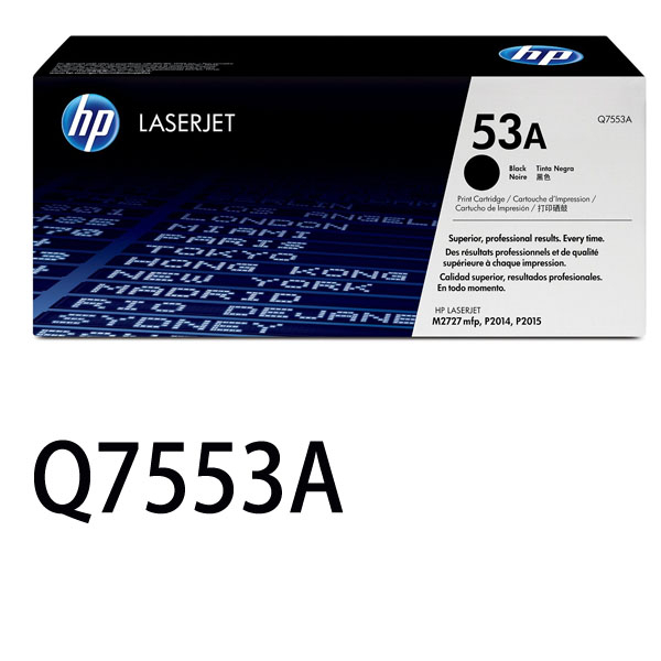 【3CTOWN】含稅附發票 HP 惠普 Q7553A 53A 黑色 原廠碳粉匣 | 蝦皮購物