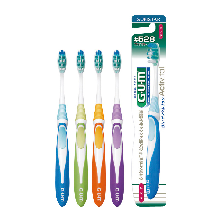 GUM牙周護理牙刷 #588(4列小頭) 中毛 /#688(4列一般頭)軟毛 /#528小頭中毛 /#428精巧頭中毛 | 蝦皮購物