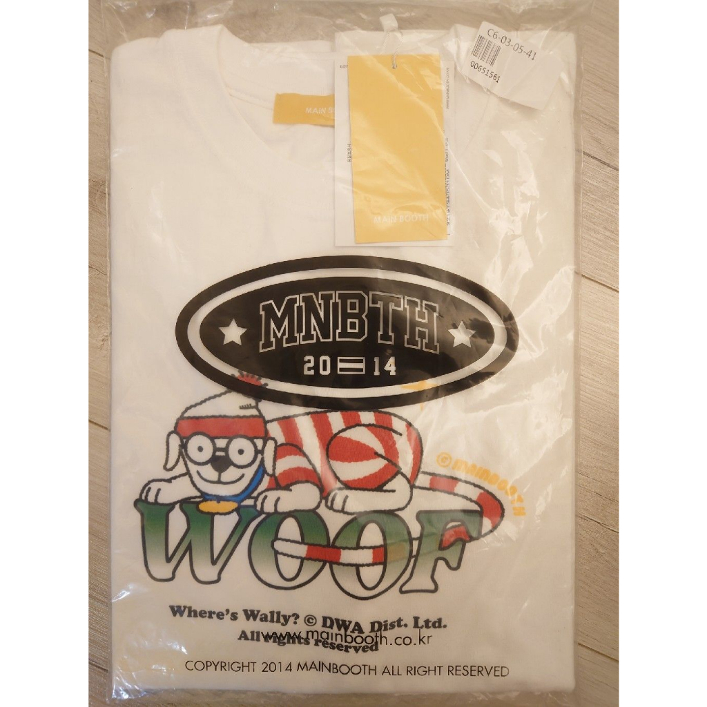 MAIN BOOTH 聯名圖案短TEE [MNBTH x Where is Wally?] Woof T-shirt | 蝦皮購物