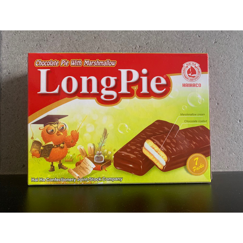 海天巧克力風味派Long Pie | 蝦皮購物