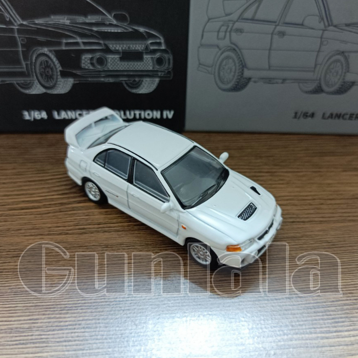 JKM 三菱 Lancer Evolution IV 1:64模型 四代EVO 4代 RS JDM WRC經典 4G63 | 蝦皮購物