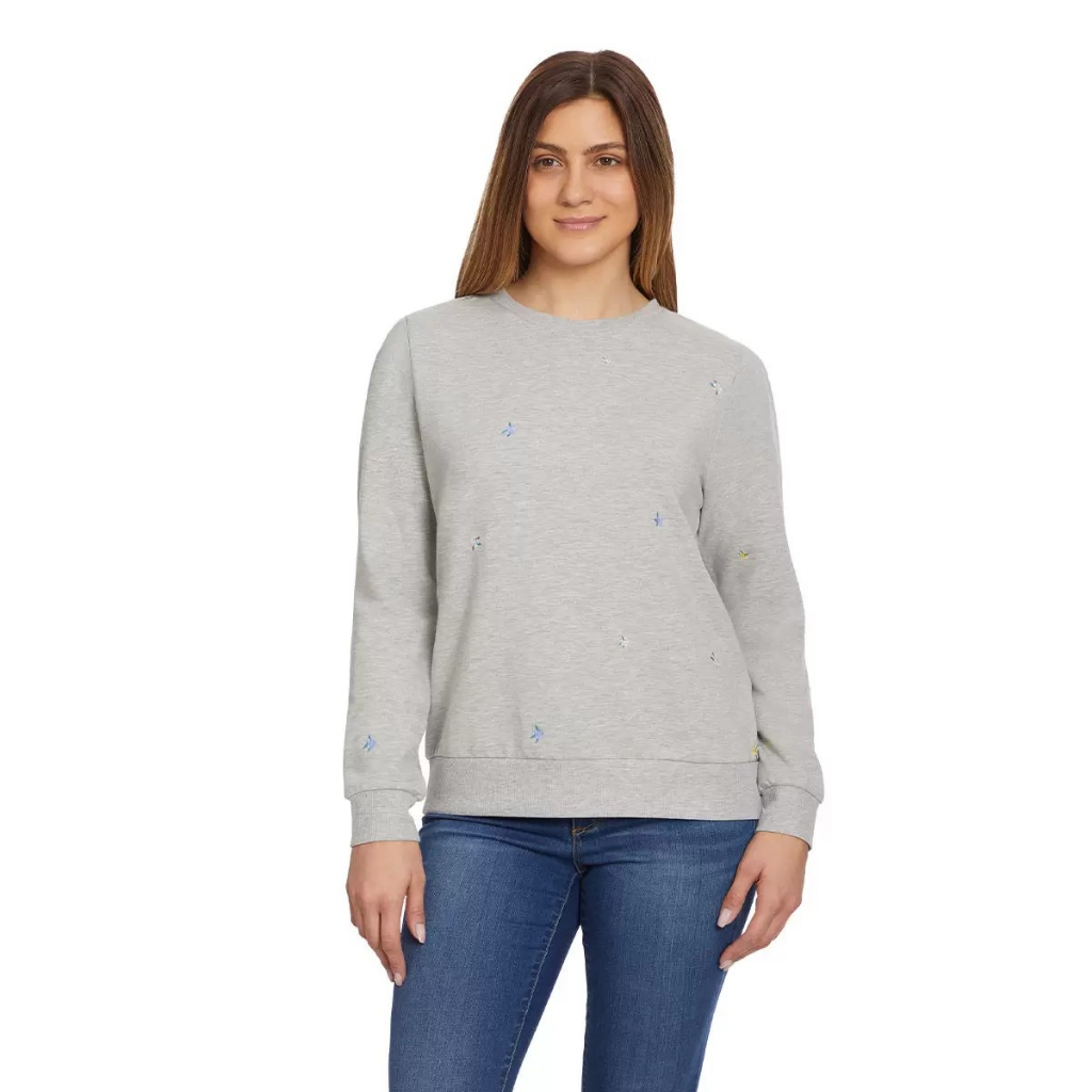 Gloria Vanderbilt 女圓領長袖上衣 女裝 #1654792 | 蝦皮購物