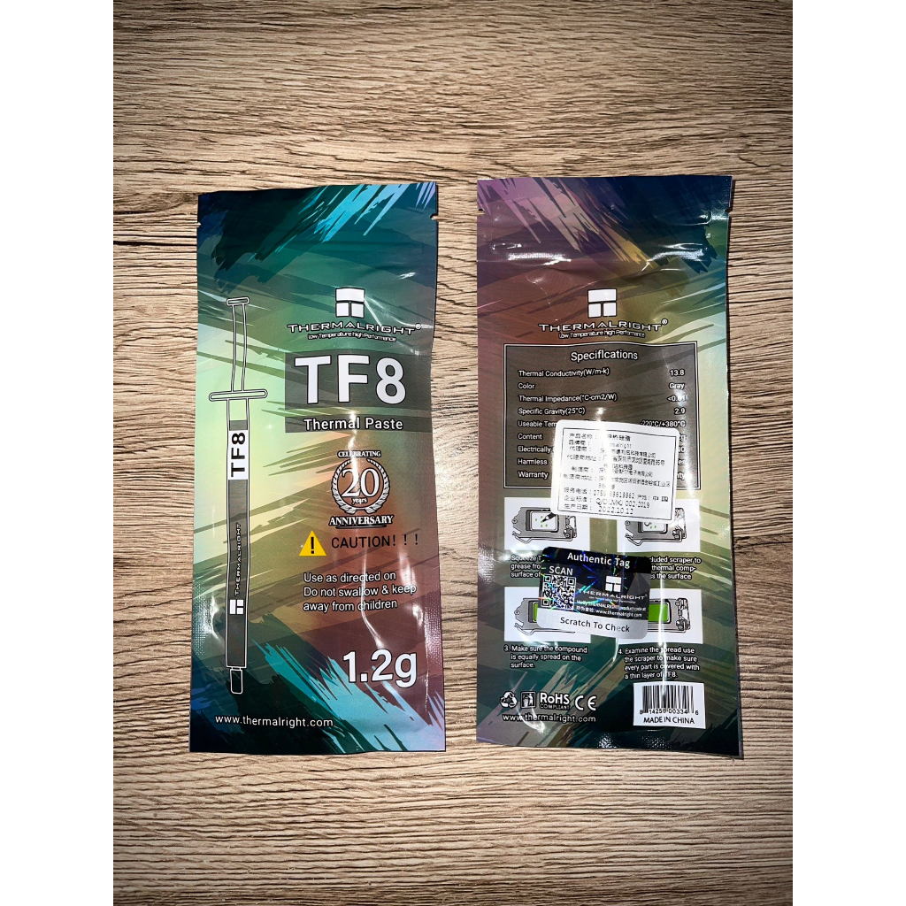 🌟十倍蝦幣免運🌟 利民 TFX 12.8g 6.2g 2g 導熱 利民導熱膏 TF9 導熱膏 TF8 散熱膏 CPU | 蝦皮購物