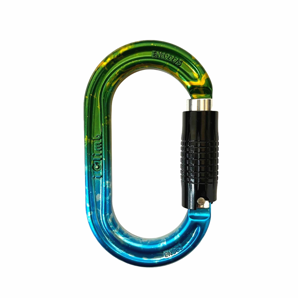 【iclimb】安全鉤/登山扣/鉤環/O環 三段自動鎖鉤環--型號210B-3LS(MX)--超炫迷彩 | 蝦皮購物