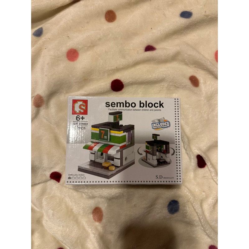全新現貨免等 ｜森寶Sembo block 街景積木 7-11/POMA店 積木玩具 | 蝦皮購物