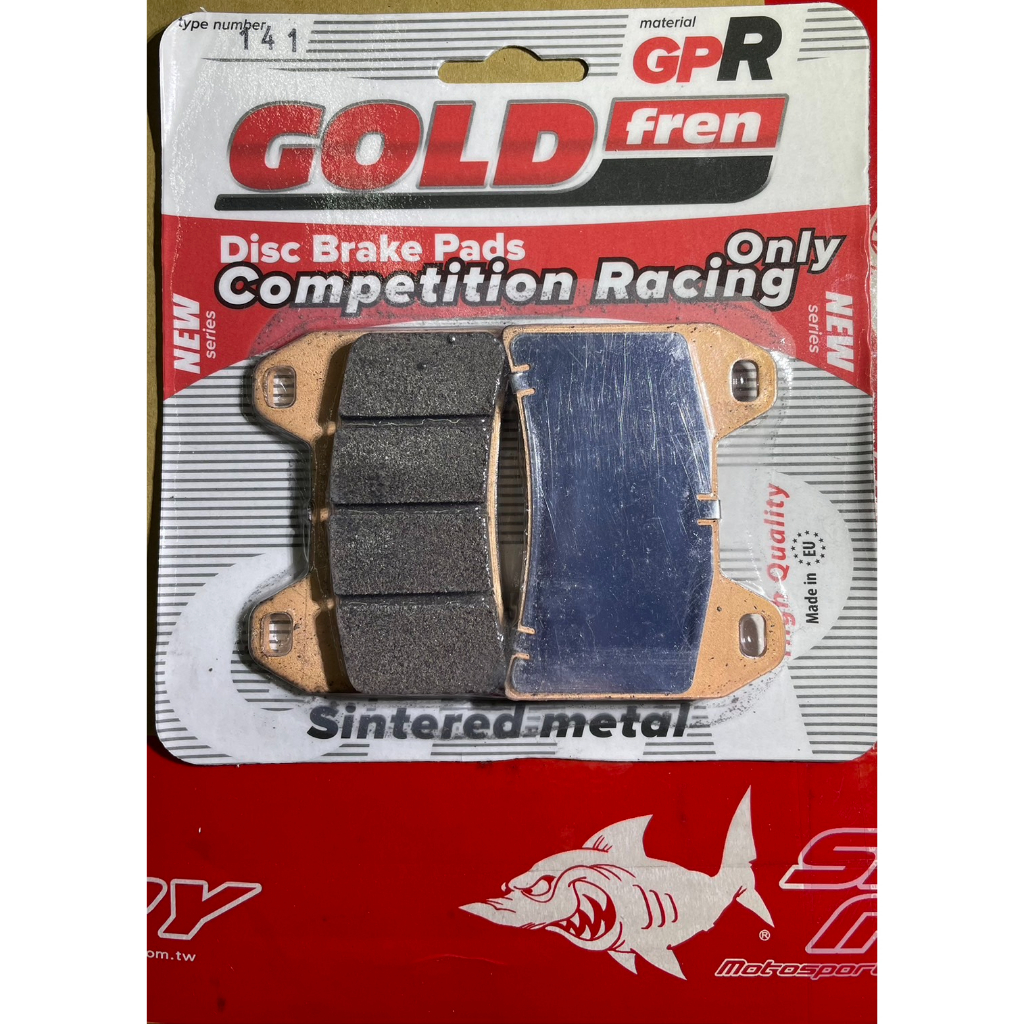 【現貨】Goldfren金屬燒結 GPR 頂級 FA244HH brembo hpk 對四 雙插銷 來令 煞車皮 雙叉銷 | 蝦皮購物