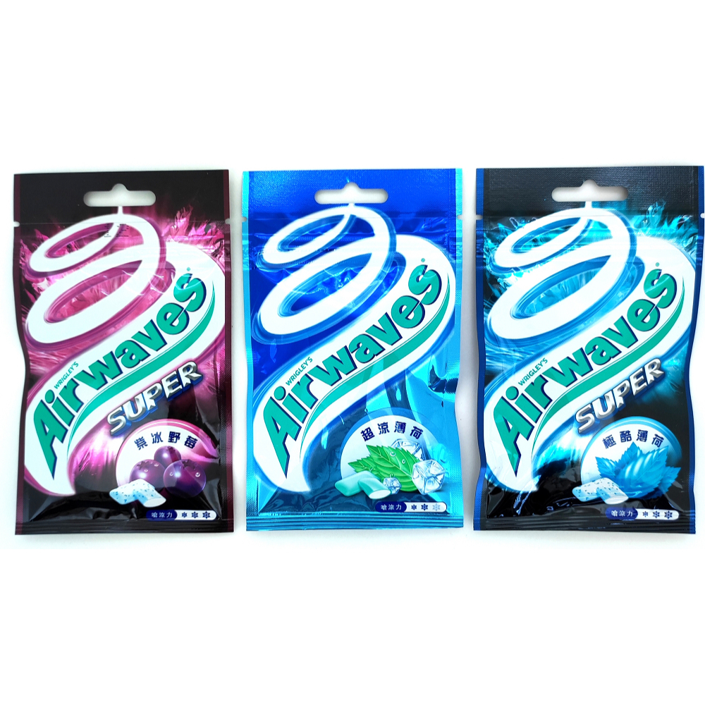 【光南大批發】Airwaves 無糖口香糖28g/超涼/極酷薄荷/紫冰野莓-極酷嗆涼 | 蝦皮購物