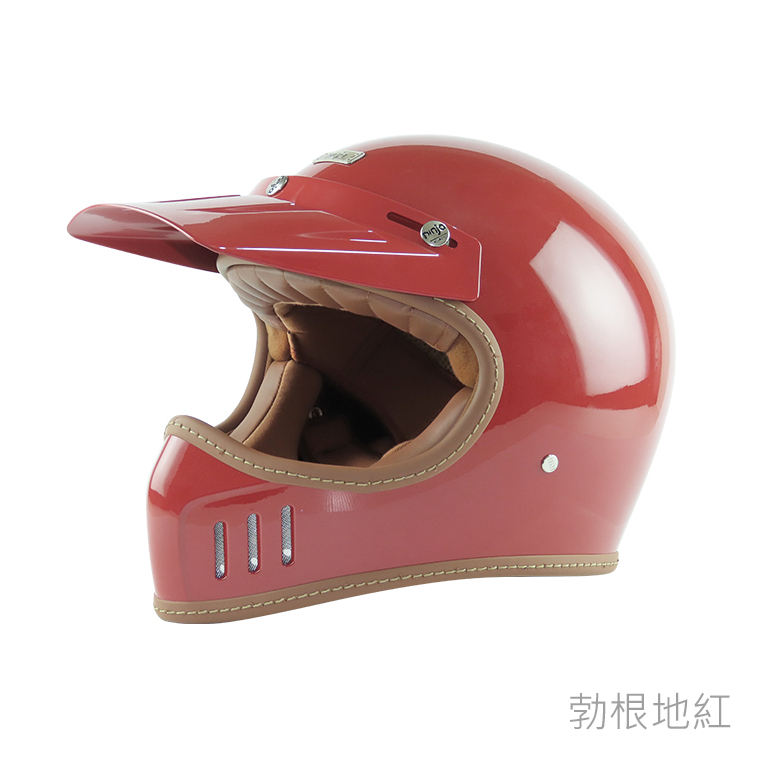 KK 安全帽 K-866 山車帽 勃根地紅 復古帽 K866 內襯可拆 全罩 《比帽王》 | 蝦皮購物